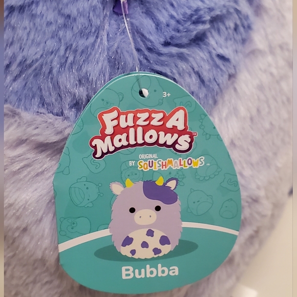 Squishmallows | Toys | Bubba The Purple Cow Squishmallow Fuzzamallow 2 ...